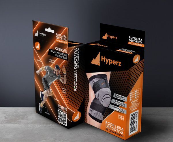 Rodillera Deportiva de Compresión Ajustable - Hyperz