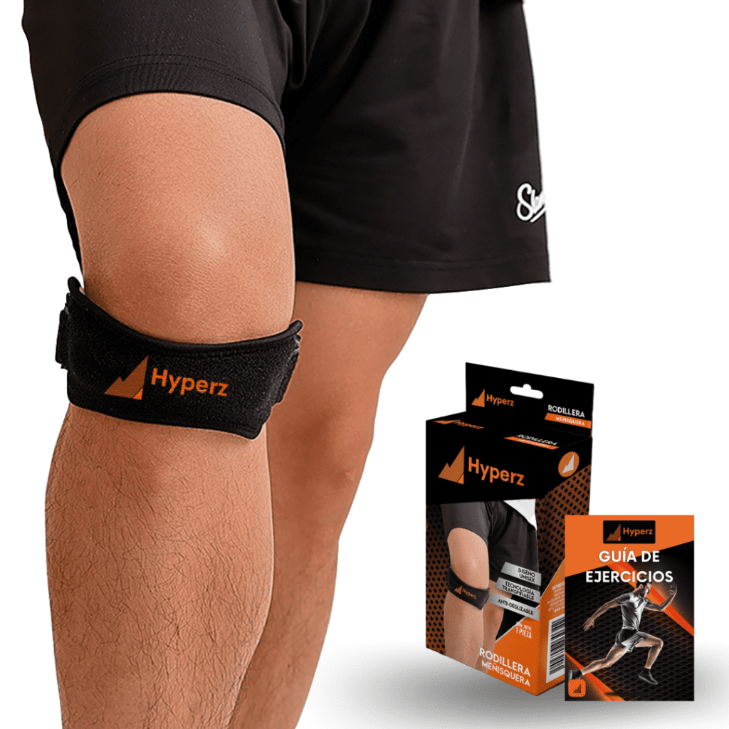 Rodillera Deportiva de Compresión para Soporte de Meniscos y ligamentos Ortopédica - Hyperz